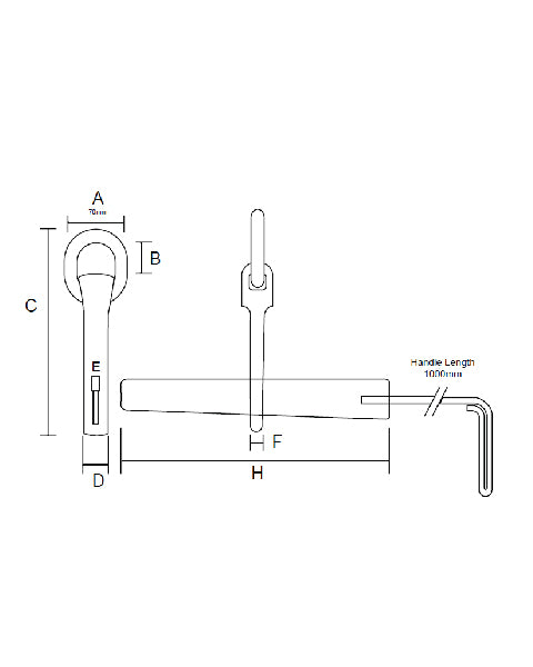Ranger Spade Type Pipe Lifter - Lifting Gear AU