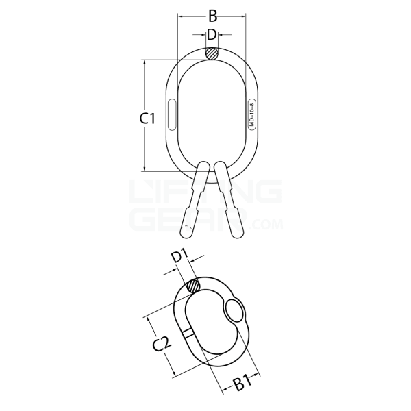 Grade 80 Master Link Multi Head Ring - Lifting Gear AU