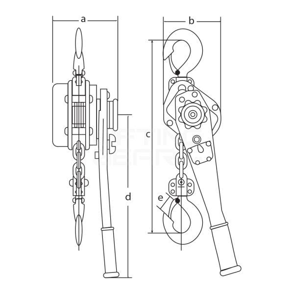 Vital Lever Block - Lifting Gear AU
