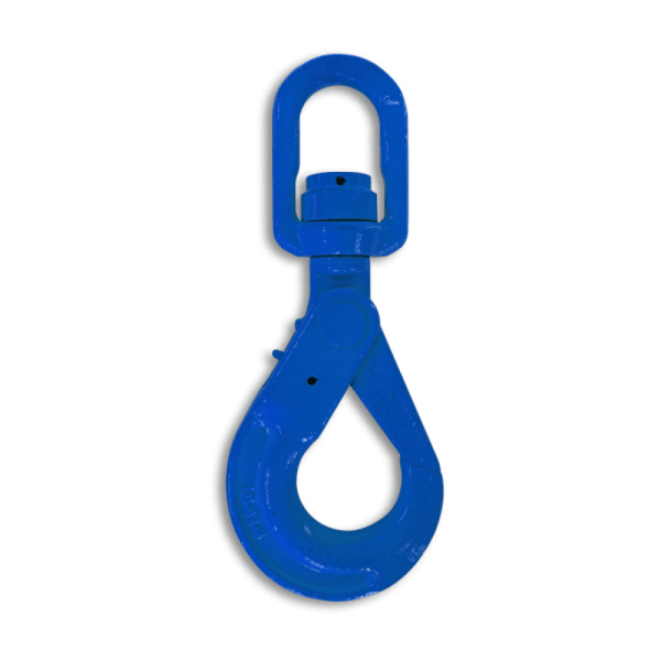 Grade 100 Swivel Self Locking Eye Hook - Lifting Gear AU