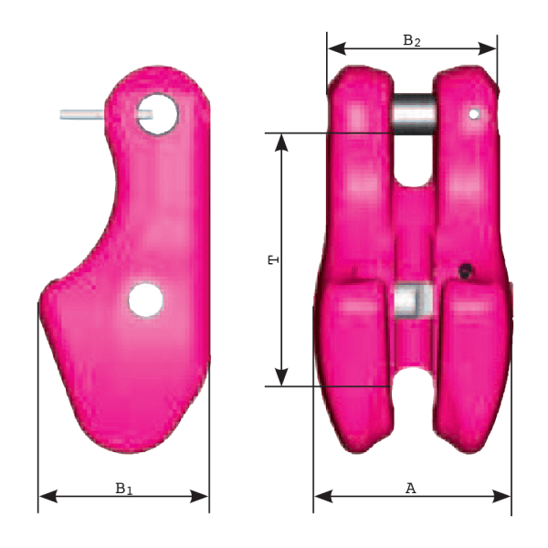Grade 100 VIP Shortening Claw VV - Lifting Gear AU