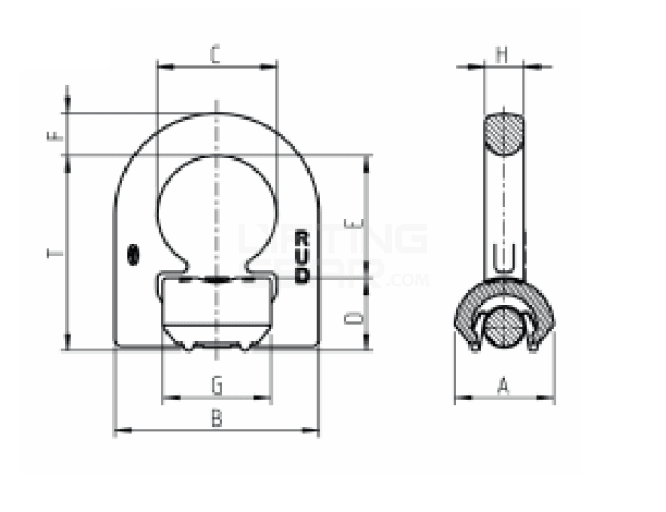 RUD VLBS Load Ring with Spring - Lifting Gear AU